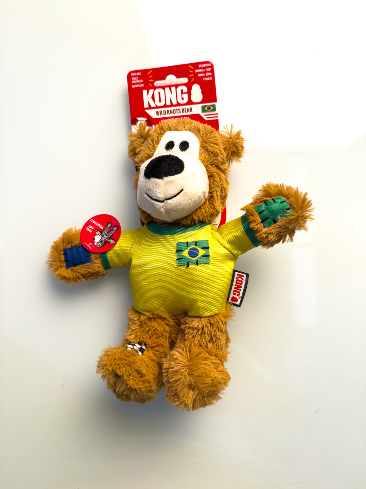 Peluche Kong Wild Knots Sport Brasil Bear - Edición Limitada Mundial 2 ...