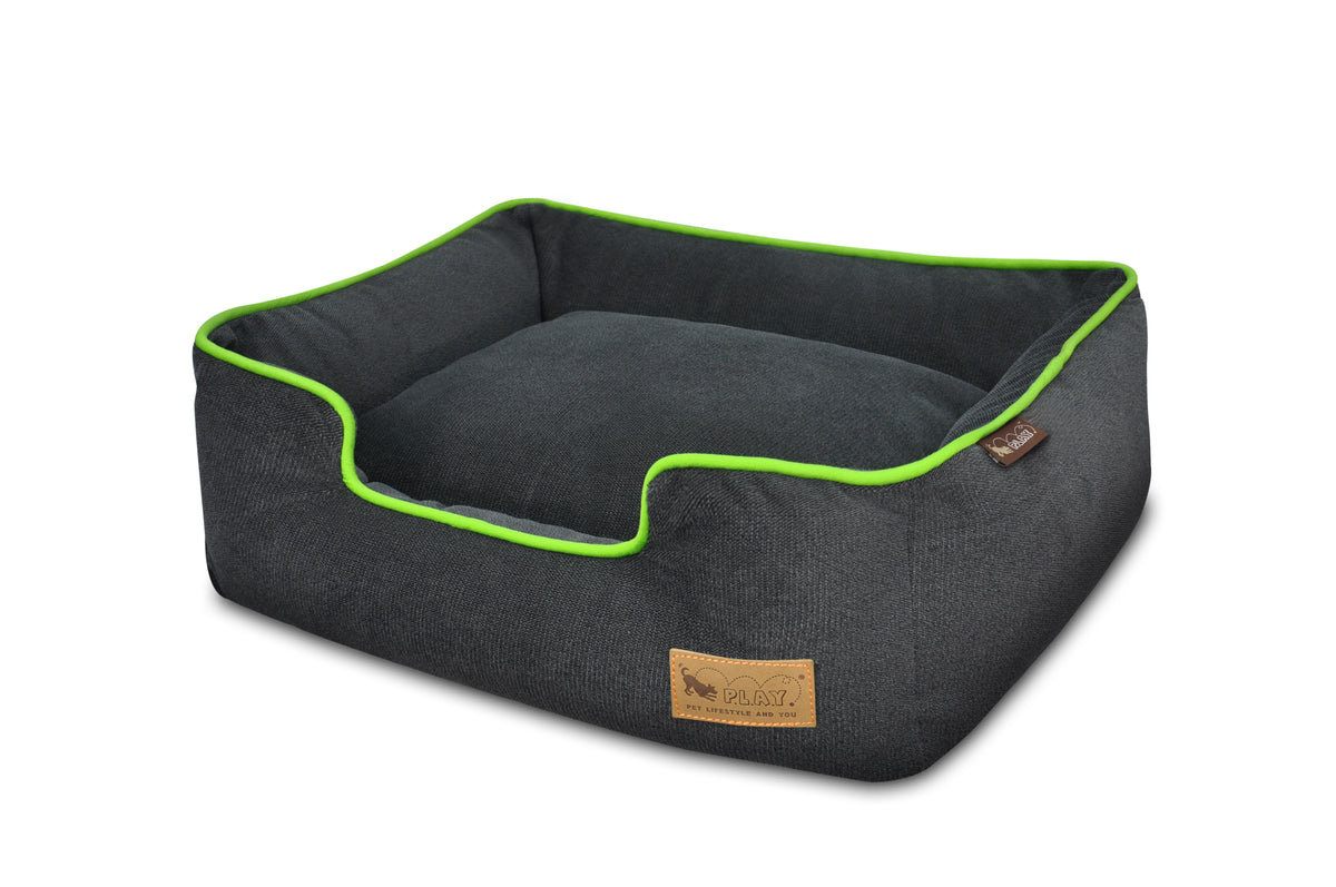 Cama Para Perros Urban Plush Lounge Bed Gris de Pet P.L.A.Y. — La Tienda de Frida & Chelsee